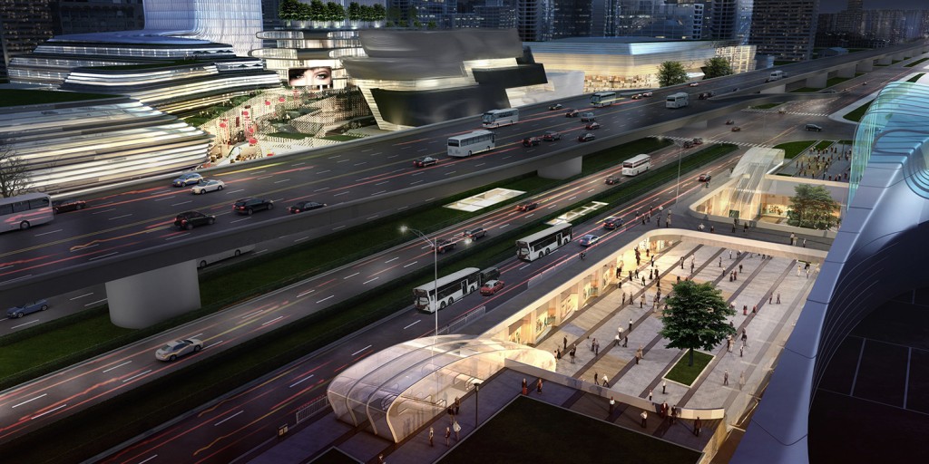Ningbo Yinzhou Southern CBD Portal | amphibianArc